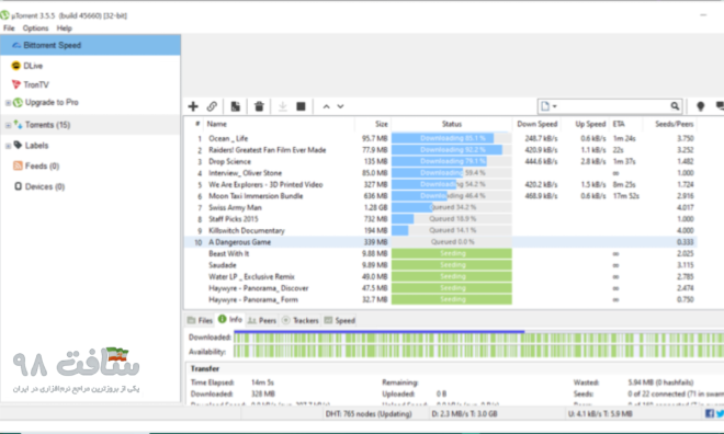 دانلود تورنت آخرین نسخه رایگان 2023 - Soft98